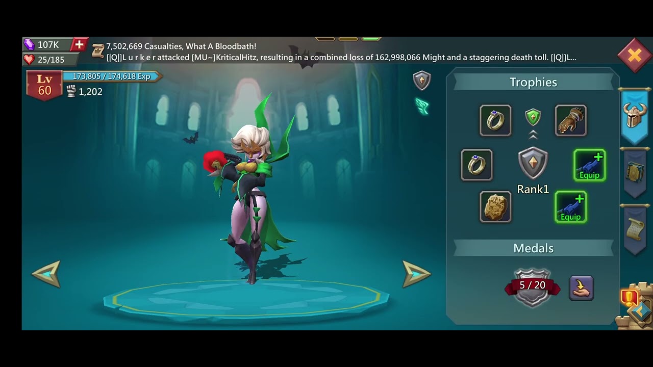 Lords Mobile Femme Fatale buying a new hero and upgraded..! - YouTube