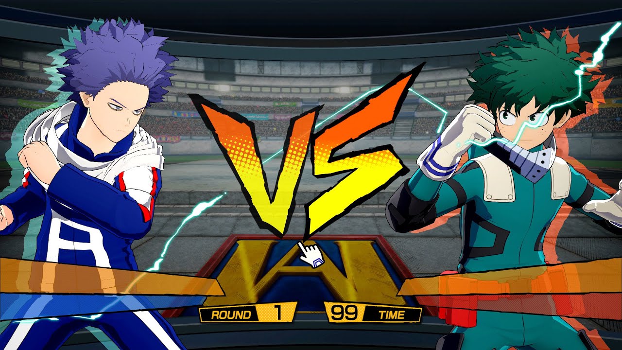 Hitoshi Shinso vs Izuku Midoriya - My Hero One's Justice 2 - YouTube