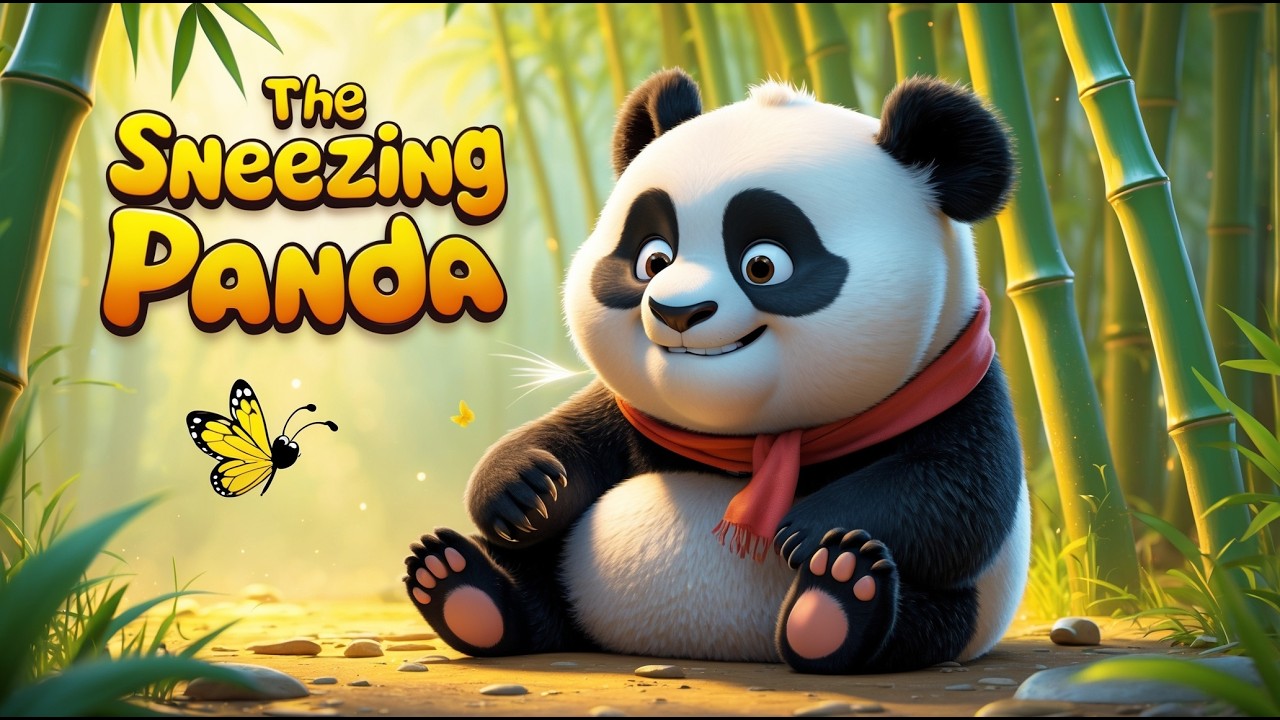 🐼 The Sneezing Panda! | Fun & Catchy Kids Song | Funny Panda Animation for Preschoolers 🎶 - YouTube