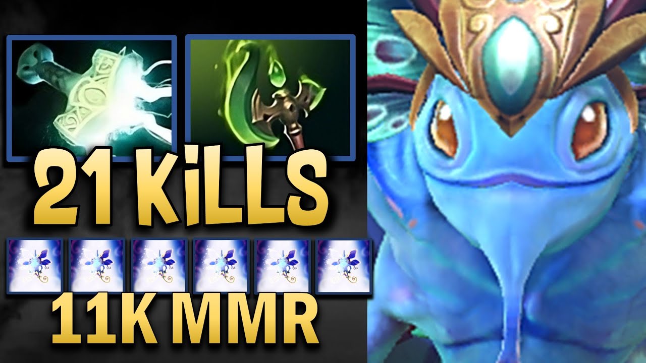 Puck Dota 2 7.35 with Mjolnir and 21 Kills - Dota Gameplay - YouTube