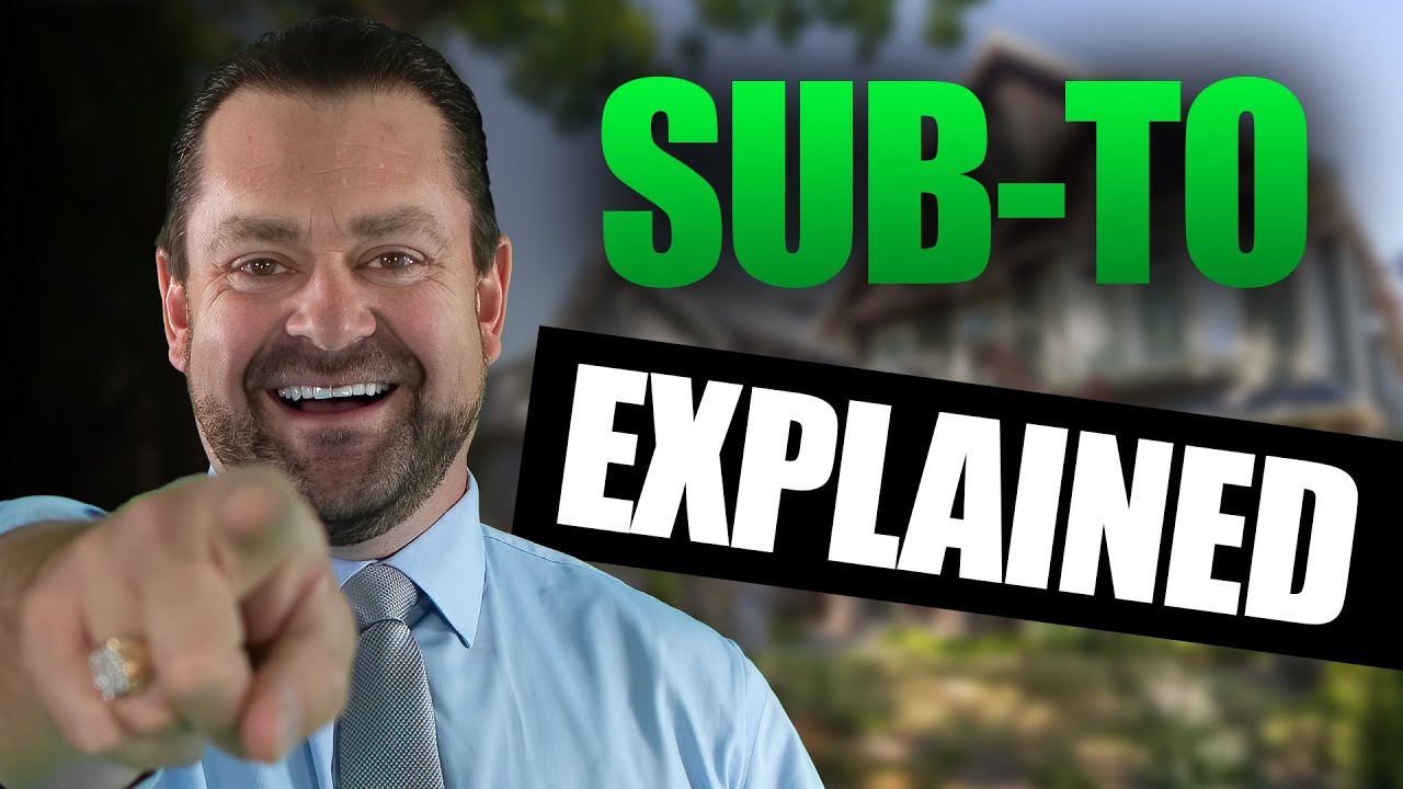 Subject-To Financing for Real Estate Investors Explained - YouTube