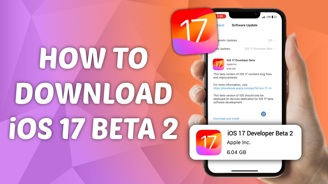 How To Download And Install Ios 17 Beta 2 Youtube