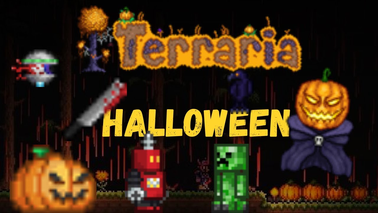 Terraria: Full HALLOWEEN Guide !!! (1.4.4.9) - YouTube