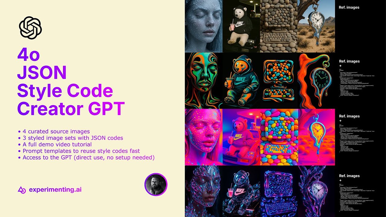 4o JSON Style Code Creator – Demo & Walkthrough - YouTube