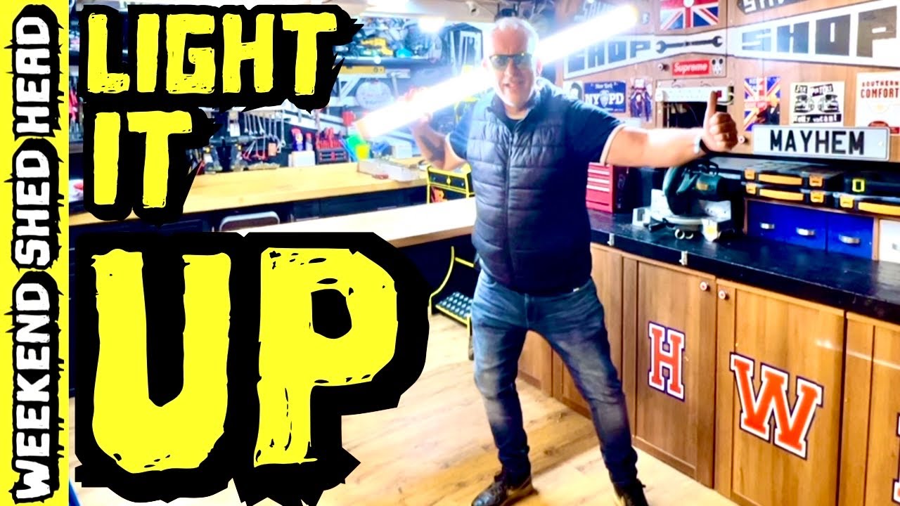 NEW Workshop LED strip LIGHTS - CHEAP & Bright ! - YouTube