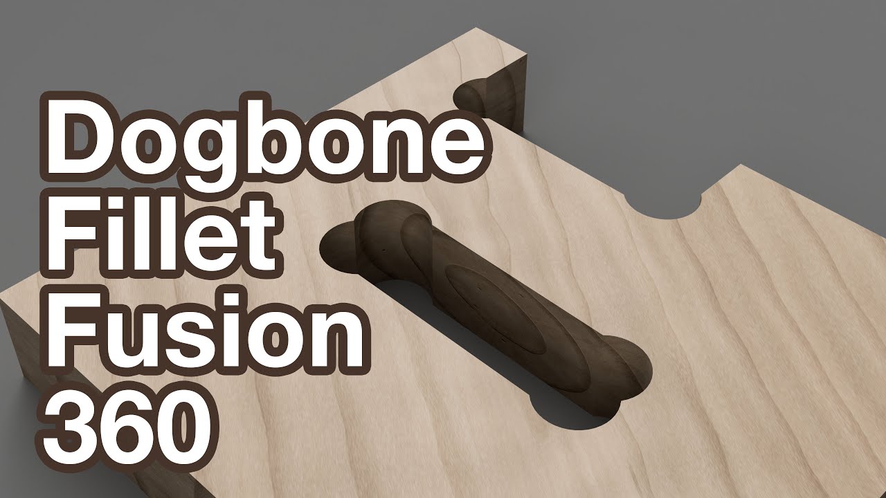 Dogbone Fillet Add-In for Fusion 360 Mac and Windows - YouTube