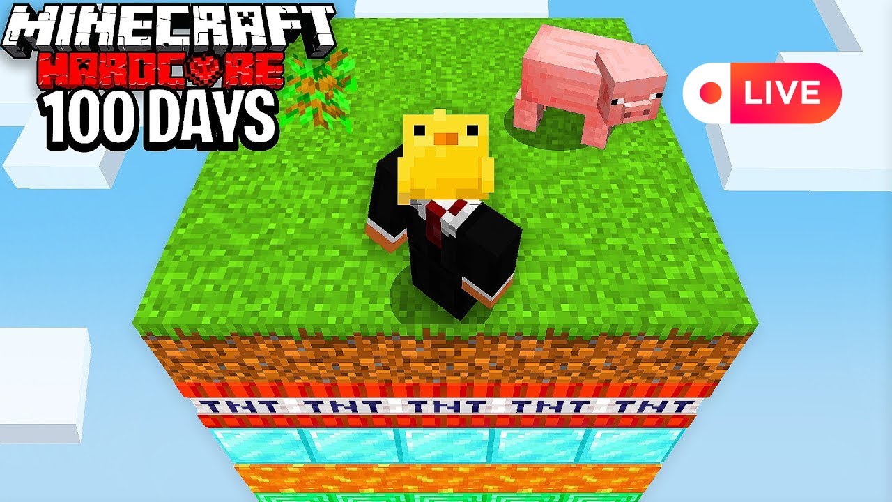MINECRAFT LIVE SURVIVING 100 Days Of Hardcore Minecraft, But It’s a ...