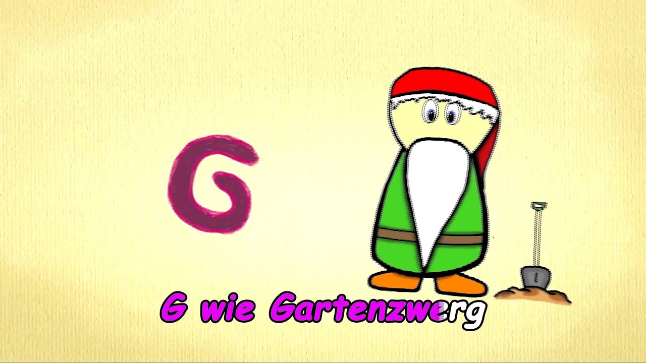 Learn german for kids - learn letter G in german - German alphabet ...