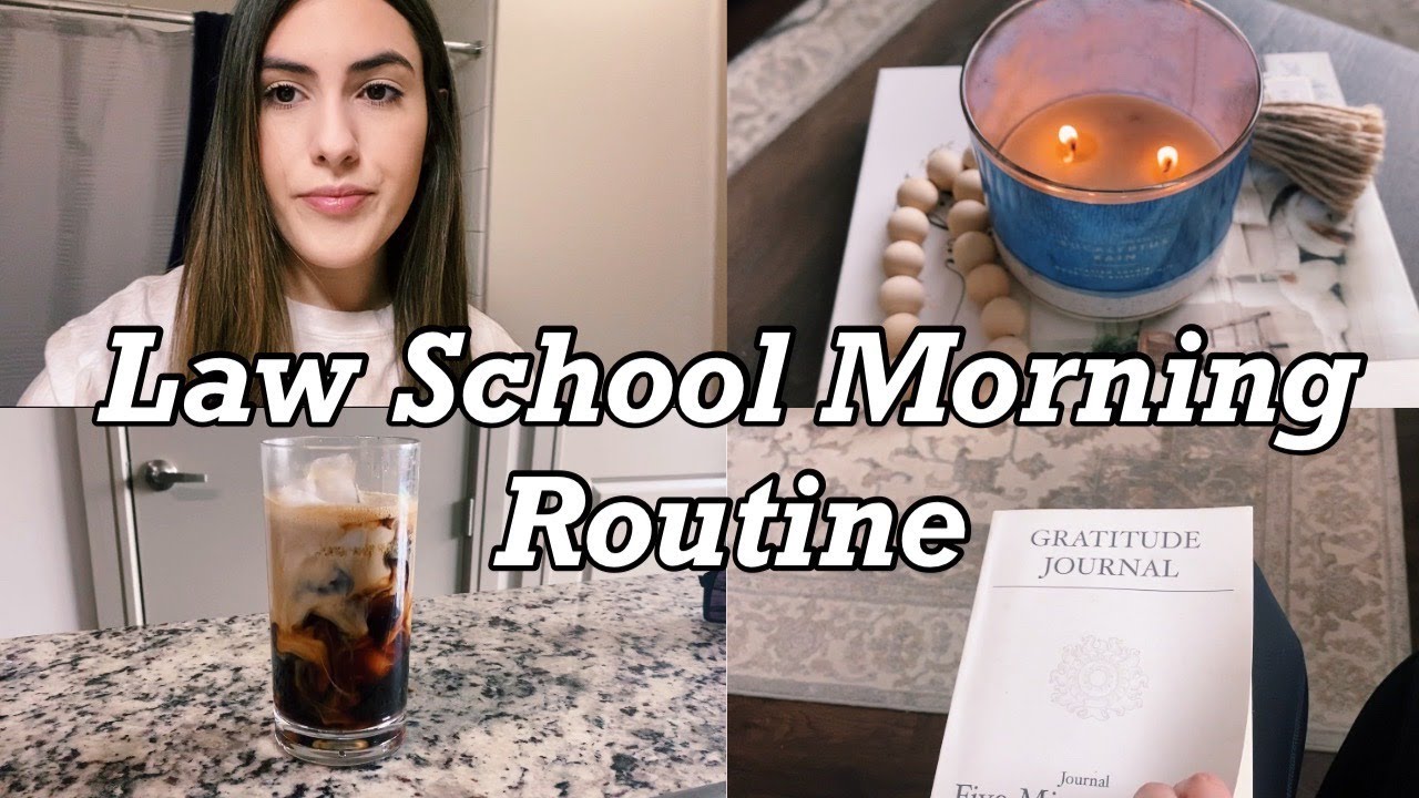LAW SCHOOL MORNING ROUTINE AS A 2L - YouTube