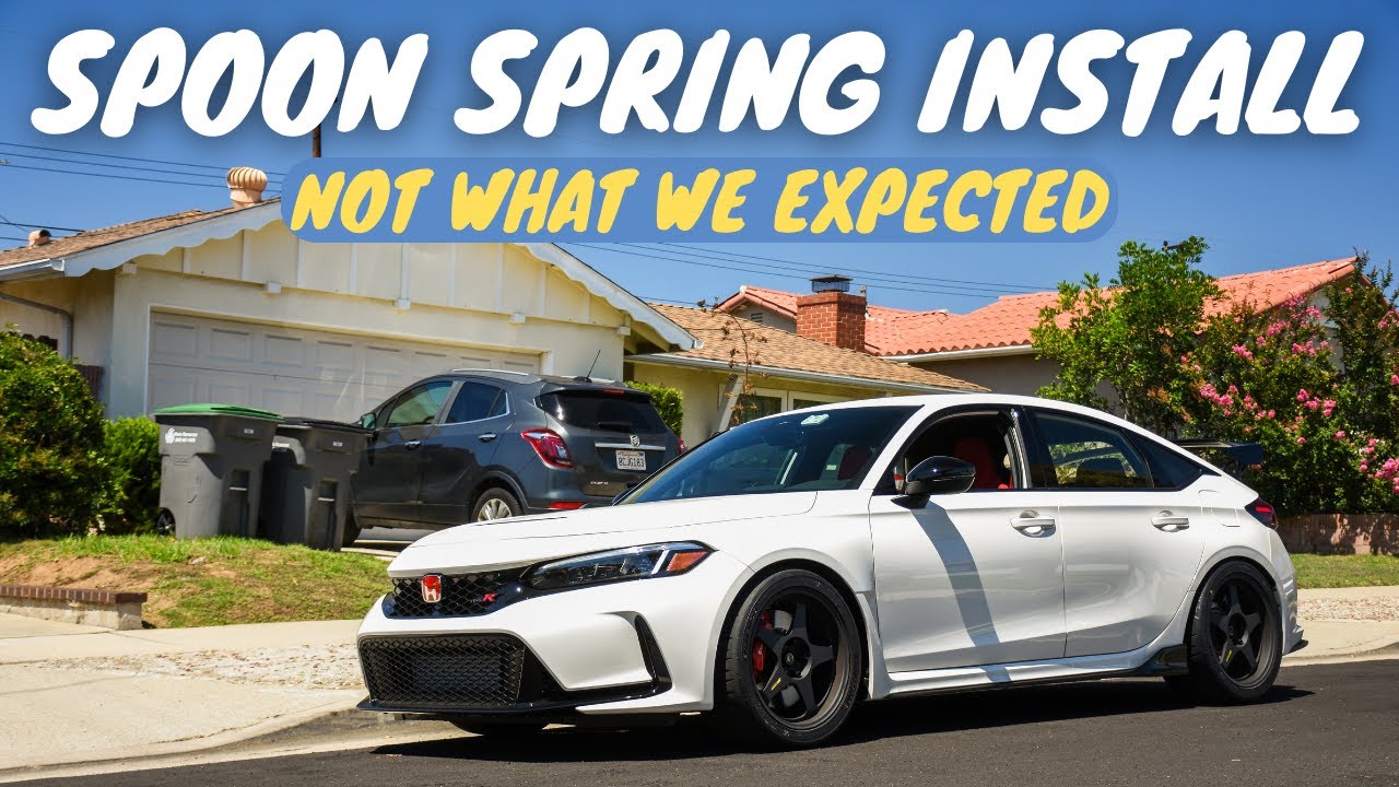 2023 FL5 SPOON CIVIC TYPE R SETUP // HOW TO INSTALL SPRINGS IN TWO ...