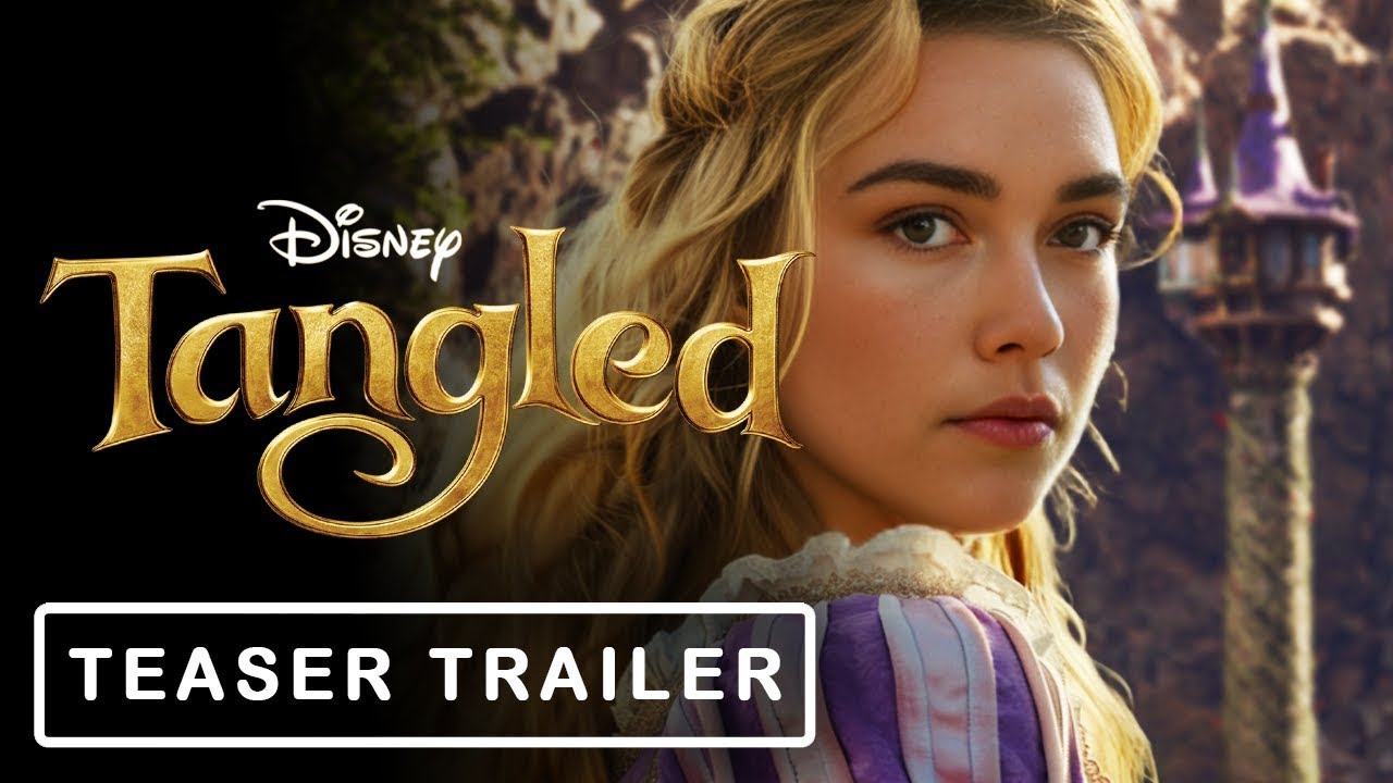 Tangled Live Action - Official Disney Trailer (2025) - Florence Pugh ...