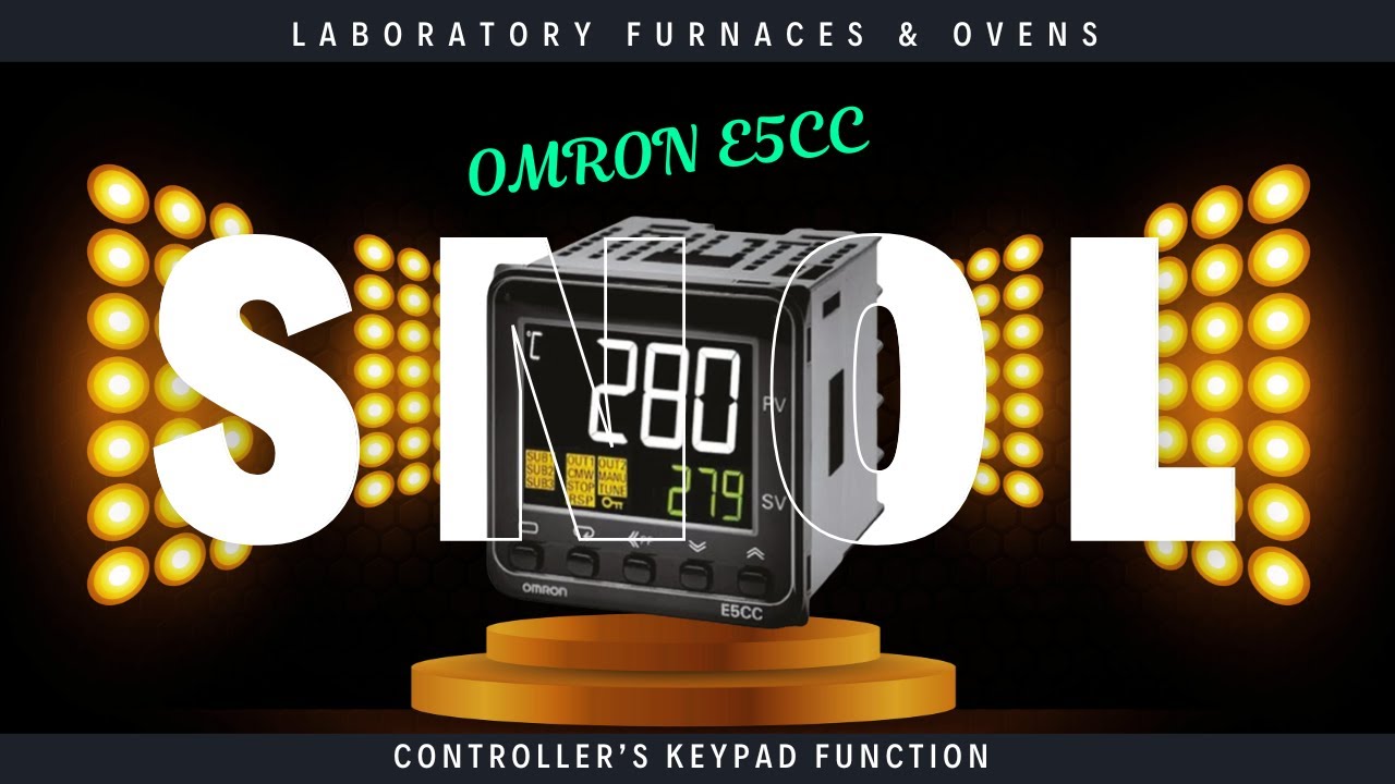 SNOL Laboratory Furnaces & Ovens - Controller Keypad Function - YouTube
