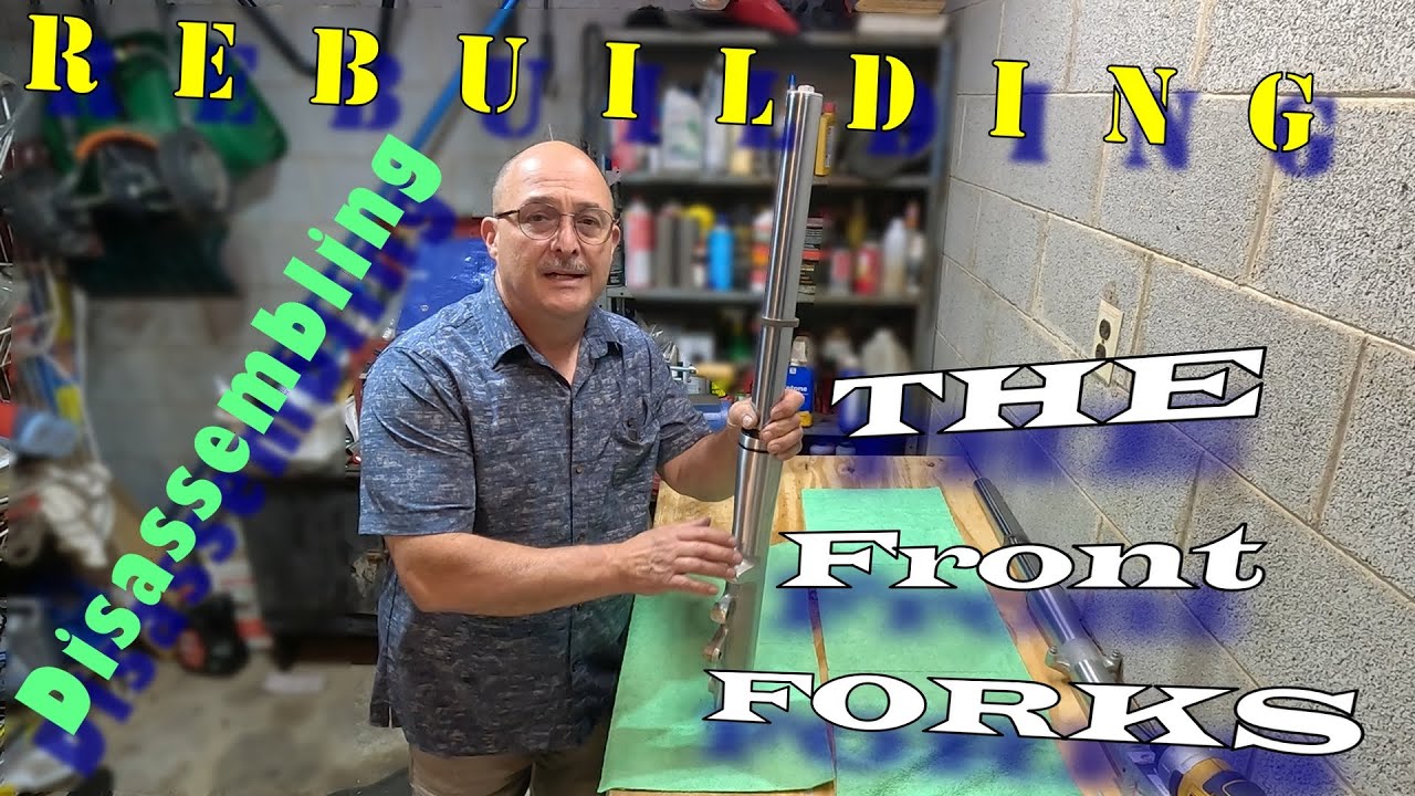 How Easy it is to Rebuild the front Forks. Part 1(Disassembling) - YouTube
