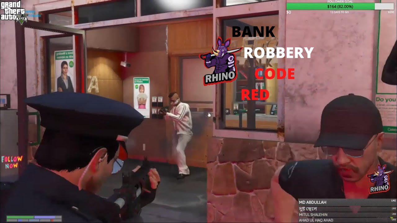 BANK ROBBERY CODE RED | LEGACY ROLEPLAY BANGLADESH | LSPD | BCSO ...