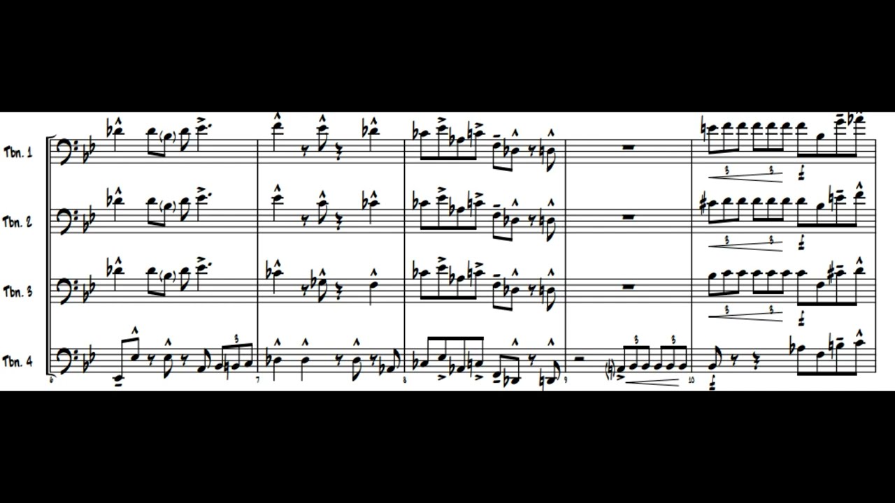 Count Bubba's Revenge Trombone Soli - YouTube