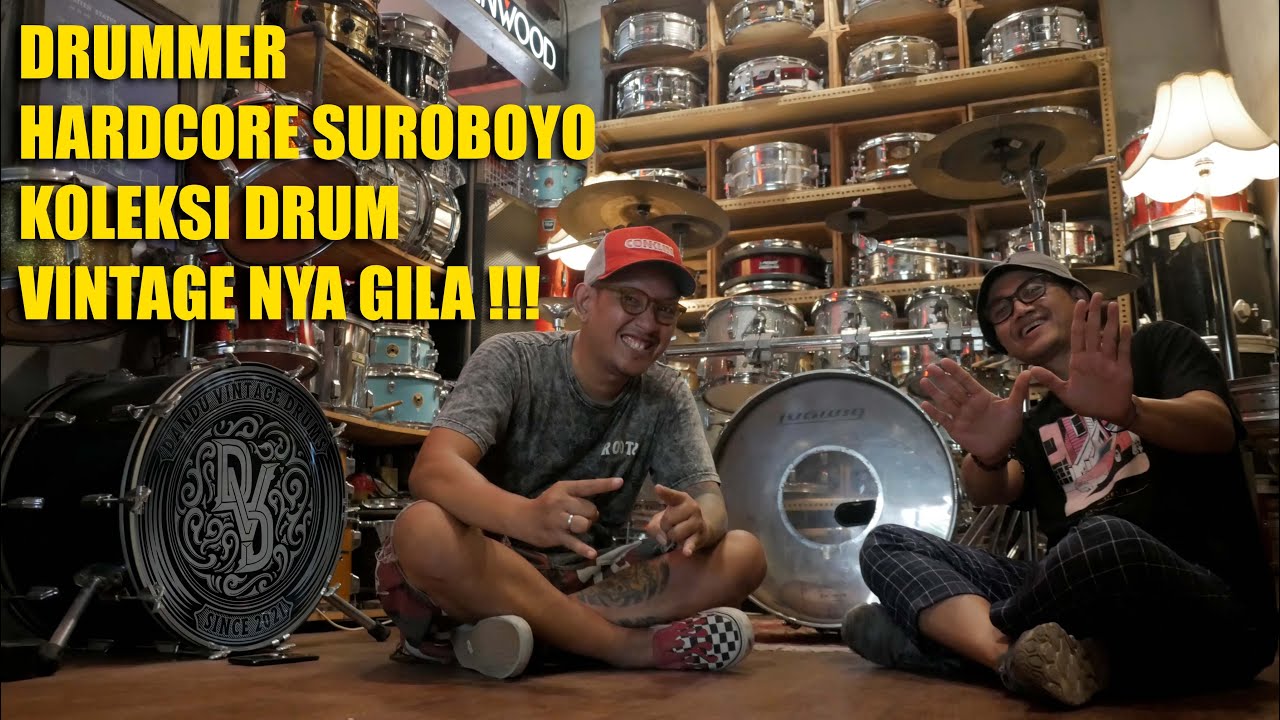 DRUMMER HARDCORE SUROBOYO KOLEKSI DRUM VINTAGE NYA GILA !!! - YouTube