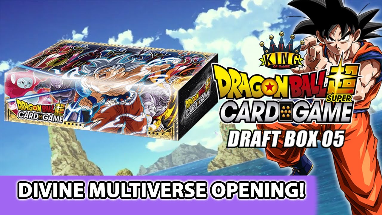 Dragon Ball Super DRAFT BOX 05 DIVINE MULTIVERSE OPENING CON MICH ...