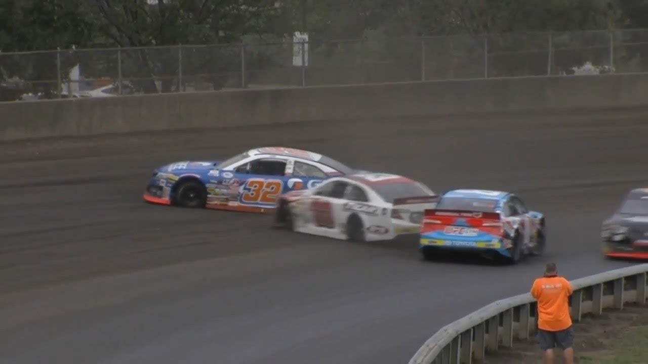 ARCA Racing Series 2017. Illinois State Fairgrounds Racetrack. Multiple ...