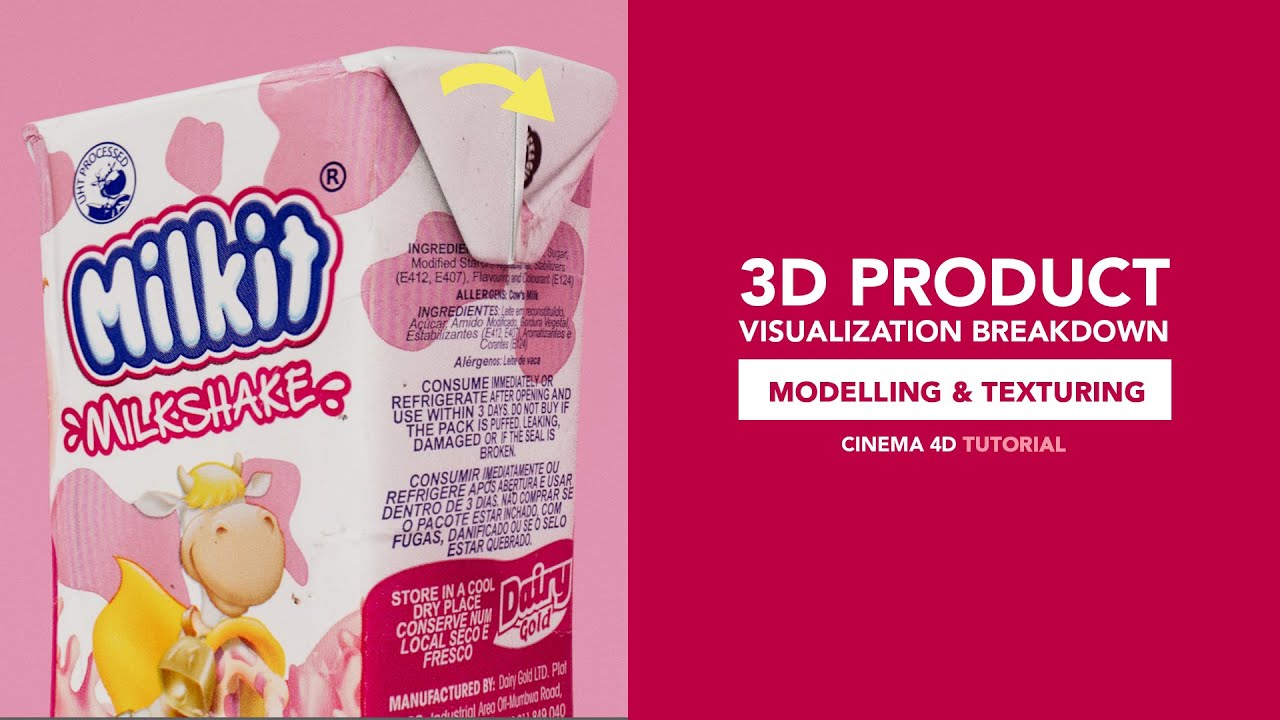 3D Product Visualization Breakdown - Modeling and Texturing in Cinema ...