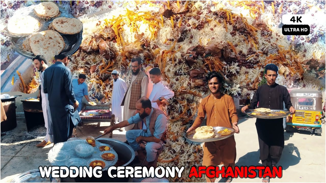 wedding Ceremony in Afghanistan | Heart warming wedding | Wedding food ...