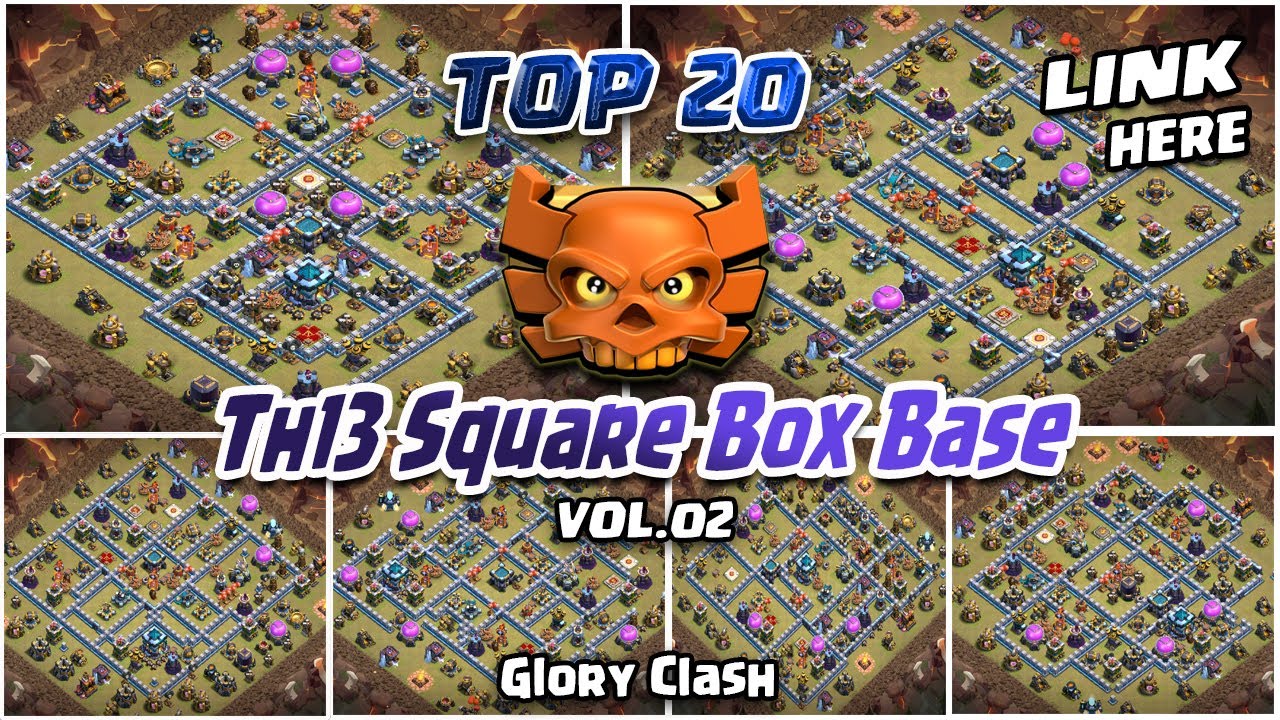 *Amazing* TOP 20 Th13 Square Box Bases WITH LINK/Th13 Trophy & CWL Base ...