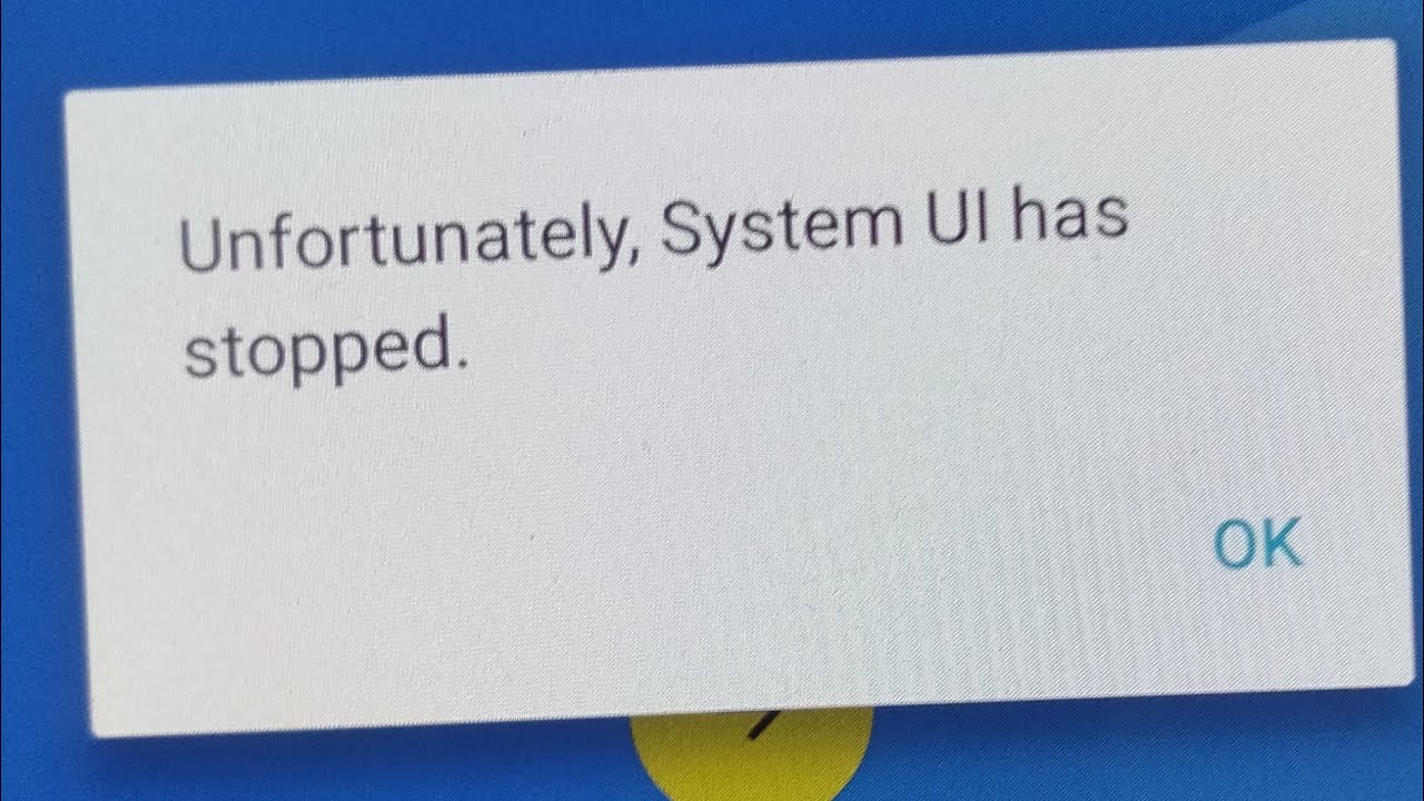 Samsung j5,j2,j7 all modal Unfortunately, System UI has stopped - YouTube