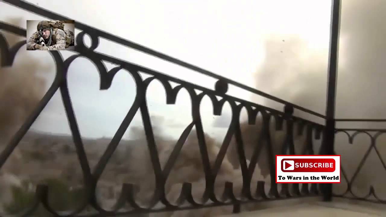Cameraman Just Meters Away From Syrian MI 24 Hind Payload Drop In ...