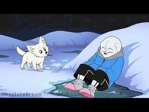 Sans and puppy (Undertale animation) - YouTube