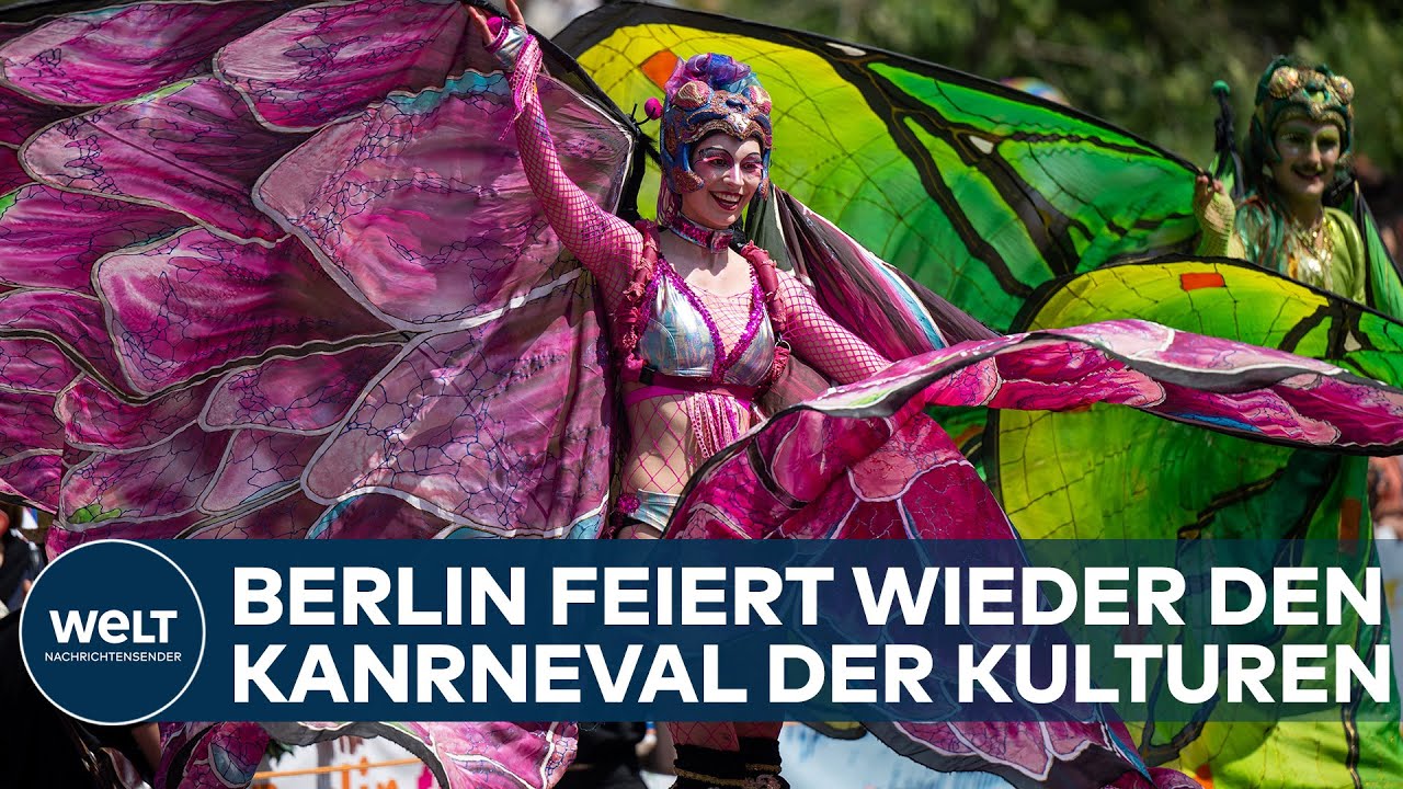 KARNEVAL DER KULTUREN: Großer Straßenumzug in Berlin nach drei Jahren ...