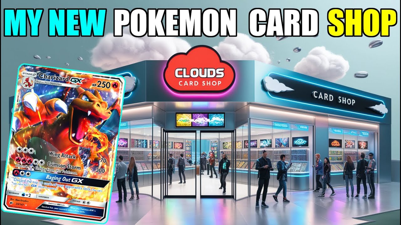 I Opened My Pokémon Card Shop | TCG Card Shop Simulator Gameplay #1 ...