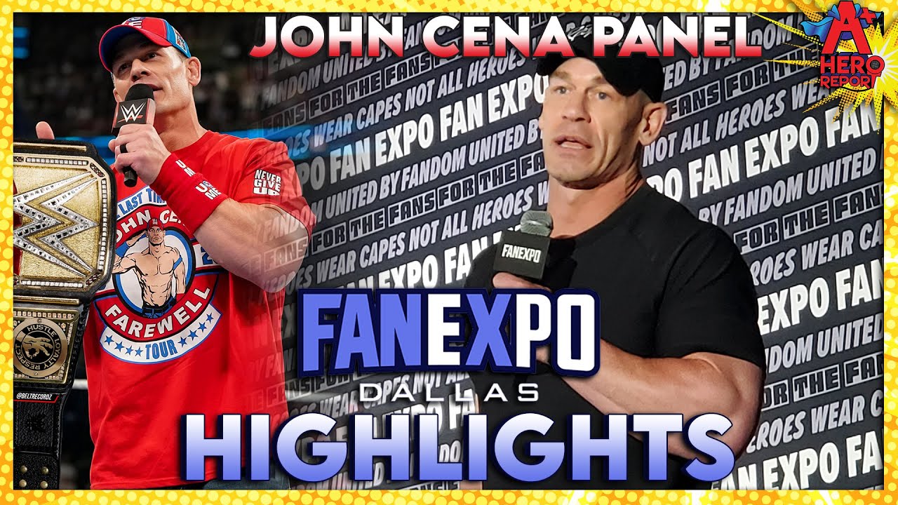 John Cena PANEL HIGHLIGHTS | The Last Time is Now - Fan Expo Dallas ...