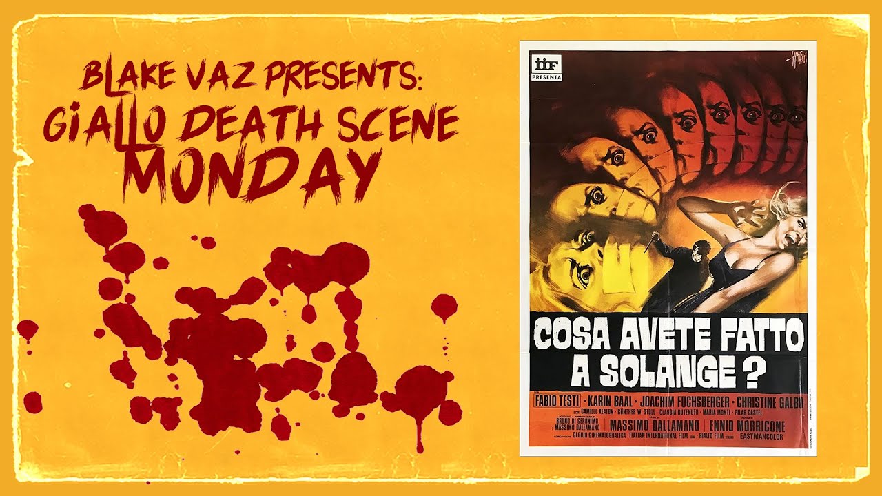 Giallo Death Scene Monday: What have you done to Solange? - YouTube