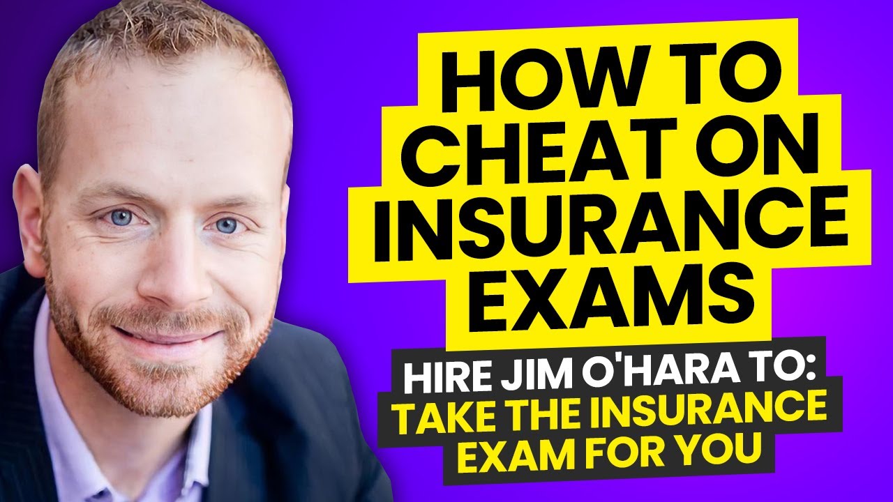 How To Cheat on Insurance Agent Exam | JimmyEdu.com - YouTube