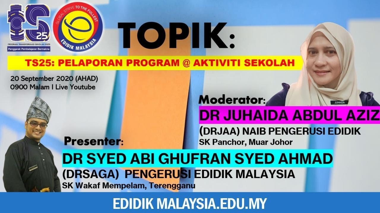 TS25 - PELAPORAN PROGRAM DAN AKTIVITI SEKOLAH - YouTube