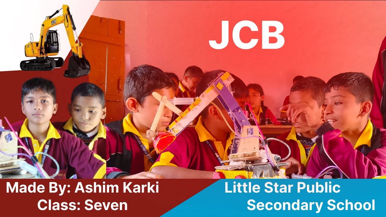 How to make JCB(Dojar) By using Cardboard |Ashim Karki| Class-7| - YouTube