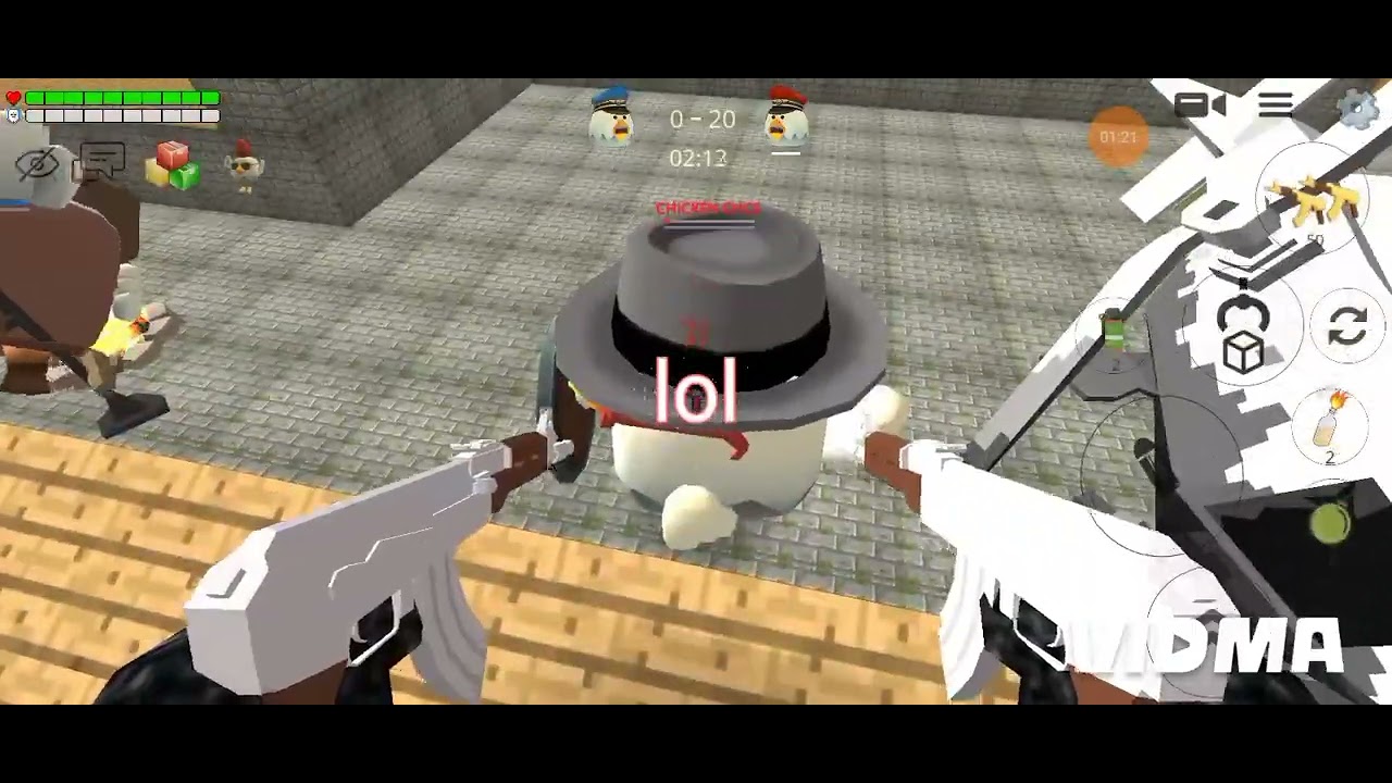 trolling players on chicken gun #funny #meme #video #trending - YouTube