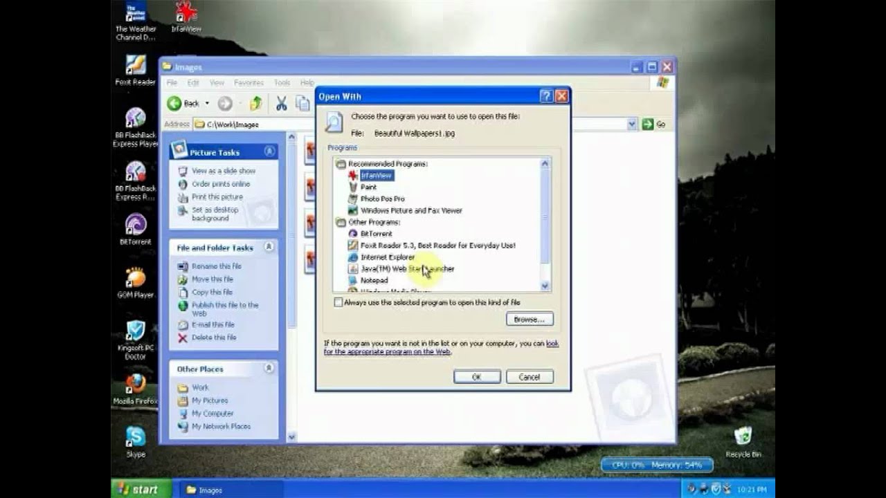 Managing your windows File Associations - YouTube