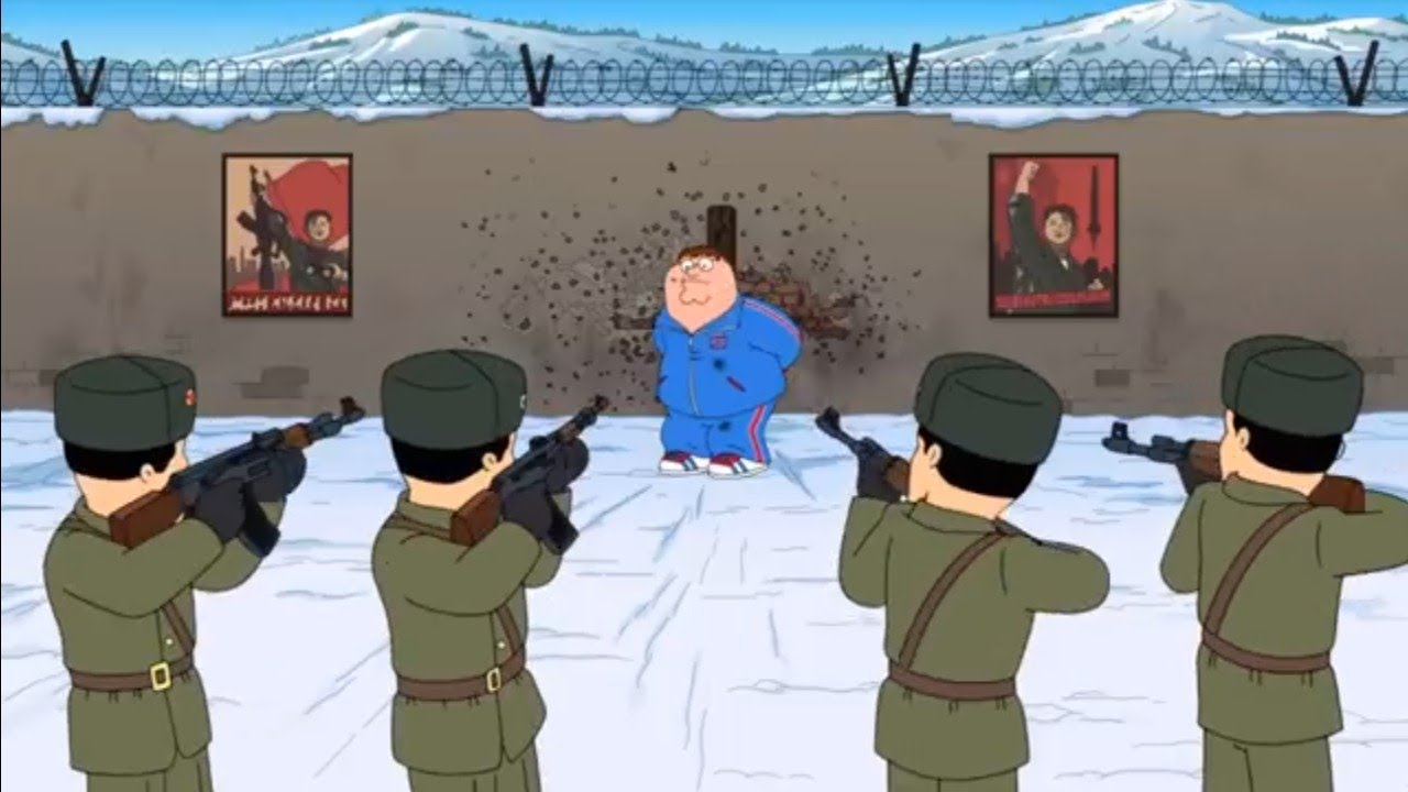 Peter gets Executed in North Korea | Family Guy - YouTube