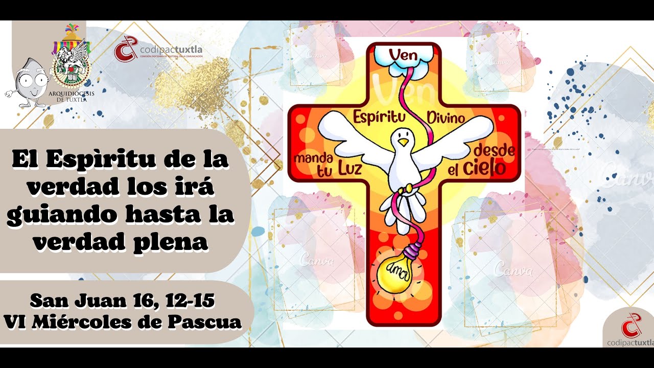 Evangelio del día San Juan 16, 12-15 VI Miércoles de Pascua 2023-05-17 ...