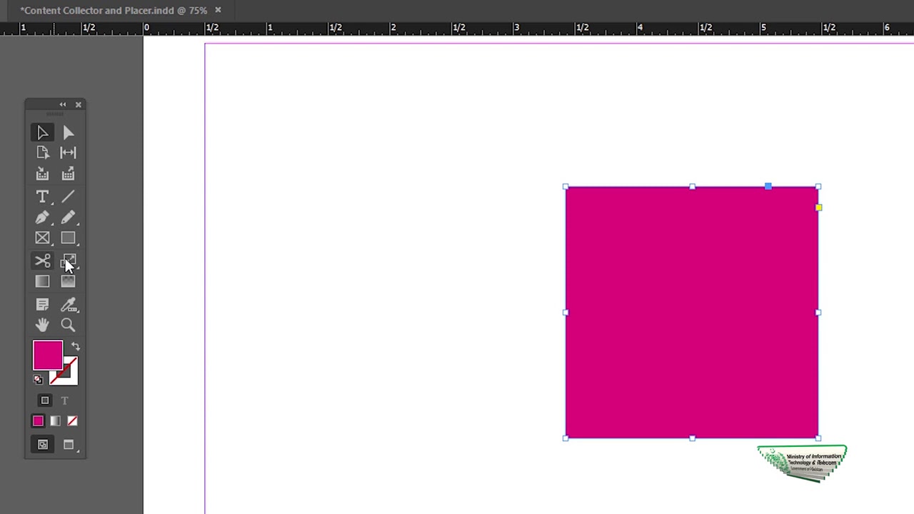 Learn Adobe InDesign Lesson No 130 Basic Tools - YouTube