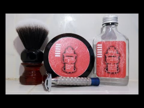 DE shave 12# A Razorock American Barber shave - YouTube