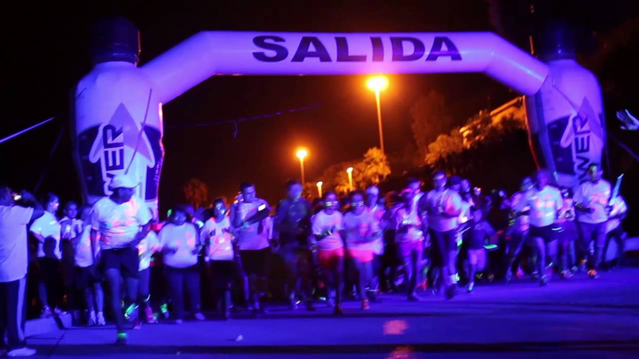 NEON RUN 5K Piedras Negras, Coah. - YouTube