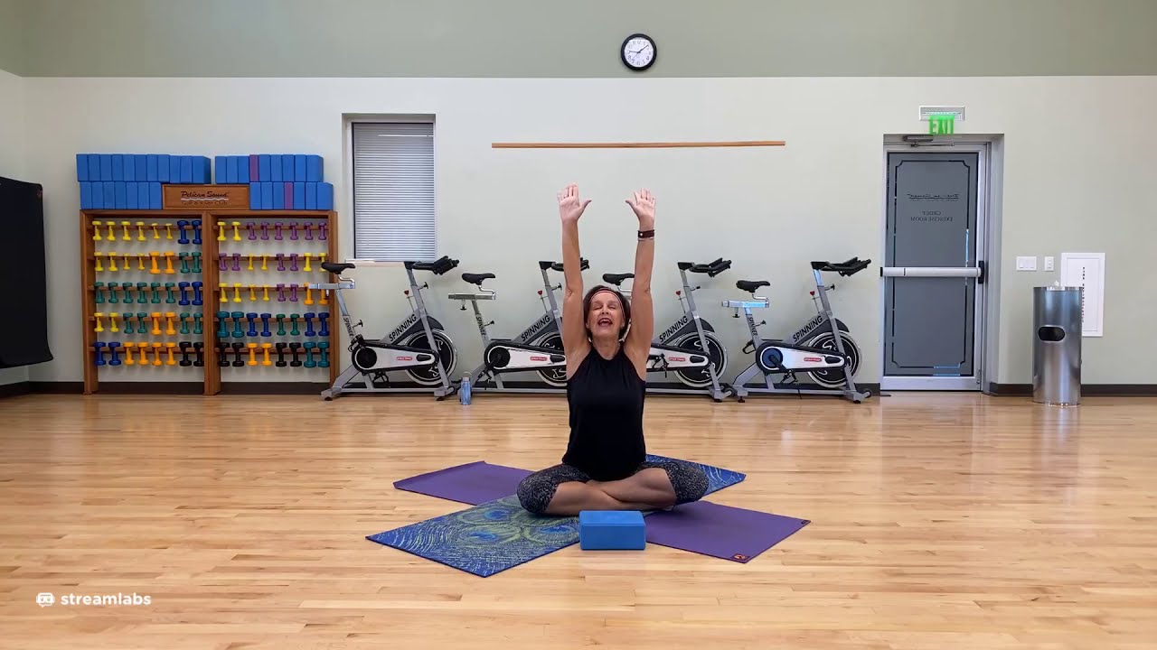 Fitness Live: Yoga w/Sandy - YouTube