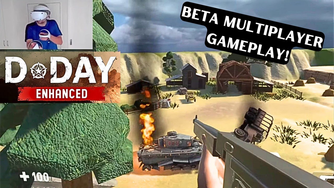 D-Day Enhanced VR BETA | Multiplayer Gameplay & Impressions | PlayStation VR2 (PSVR2) - YouTube