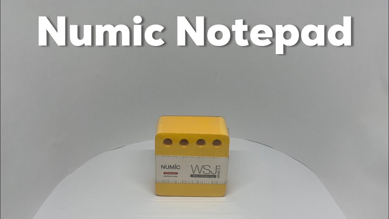 Numic W.S.J. 2.2 Notepad - YouTube