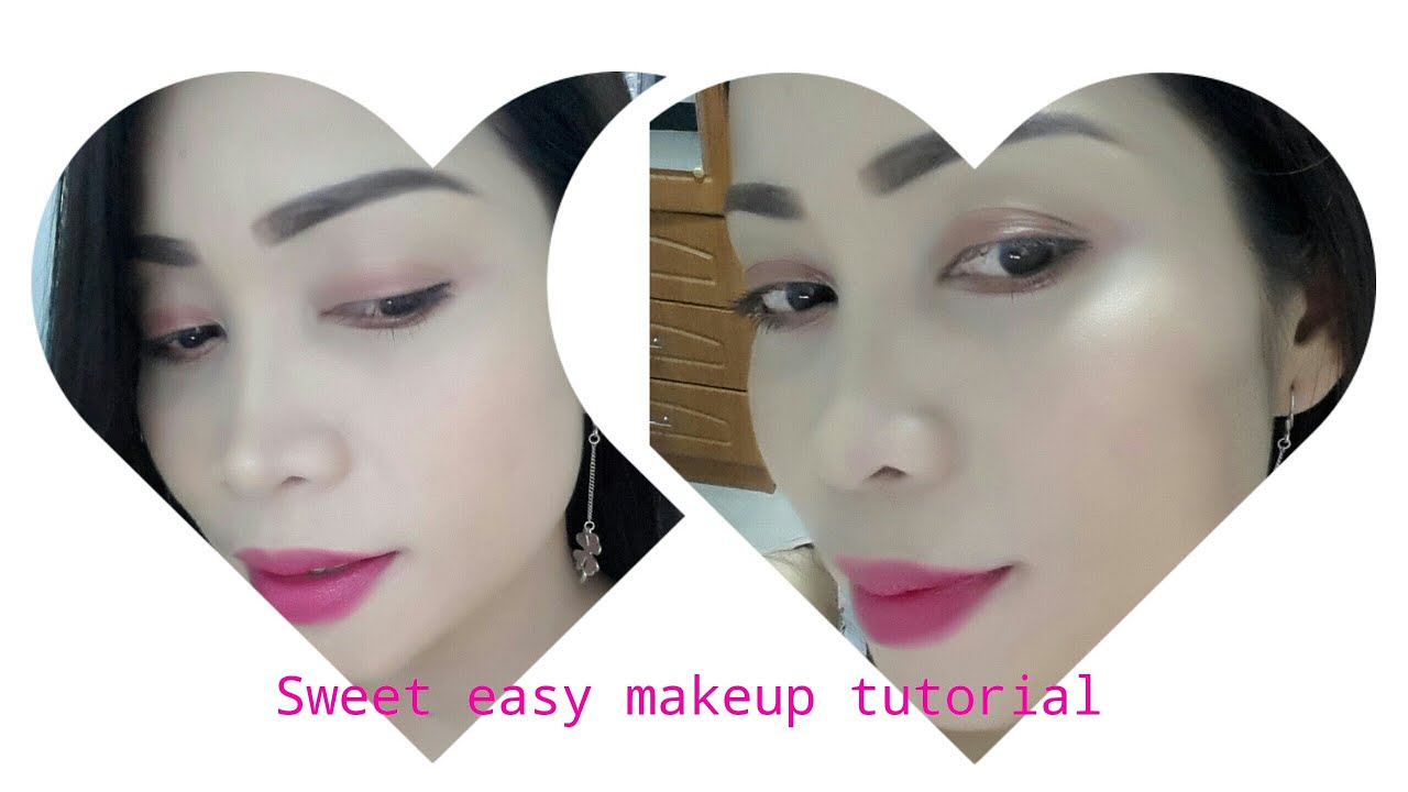 SWEET EASY MAKEUP TUTORIAL - YouTube
