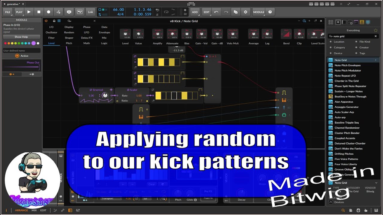 Sudo rando kick patterns - YouTube