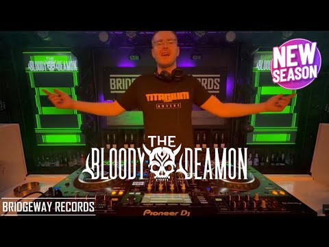 New Style Hardcore & Gabber Live-set || Live Mix 4K || The Bloody Deamon Live @ BRIDGEWAY RECORDS ||
