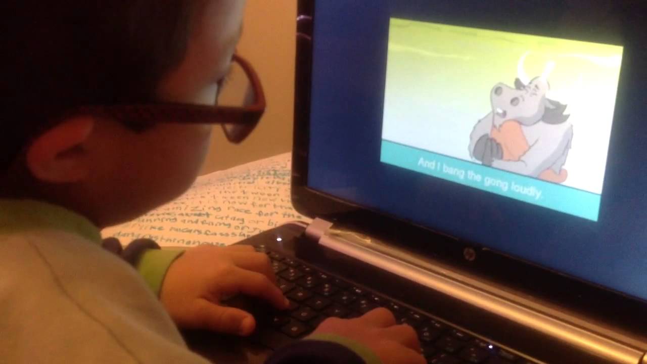 Adam with Down syndrome learning typing - YouTube