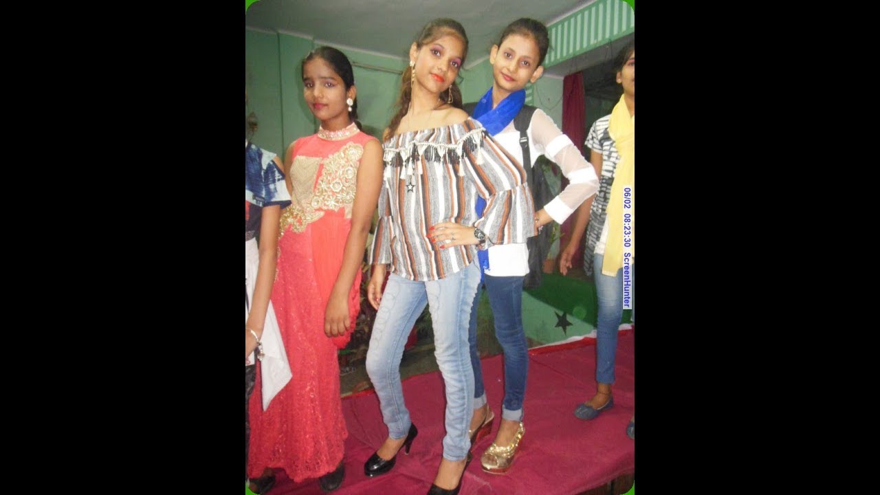 Gorgious Fashion ka Jalwa in LBVM School pilibhit - YouTube
